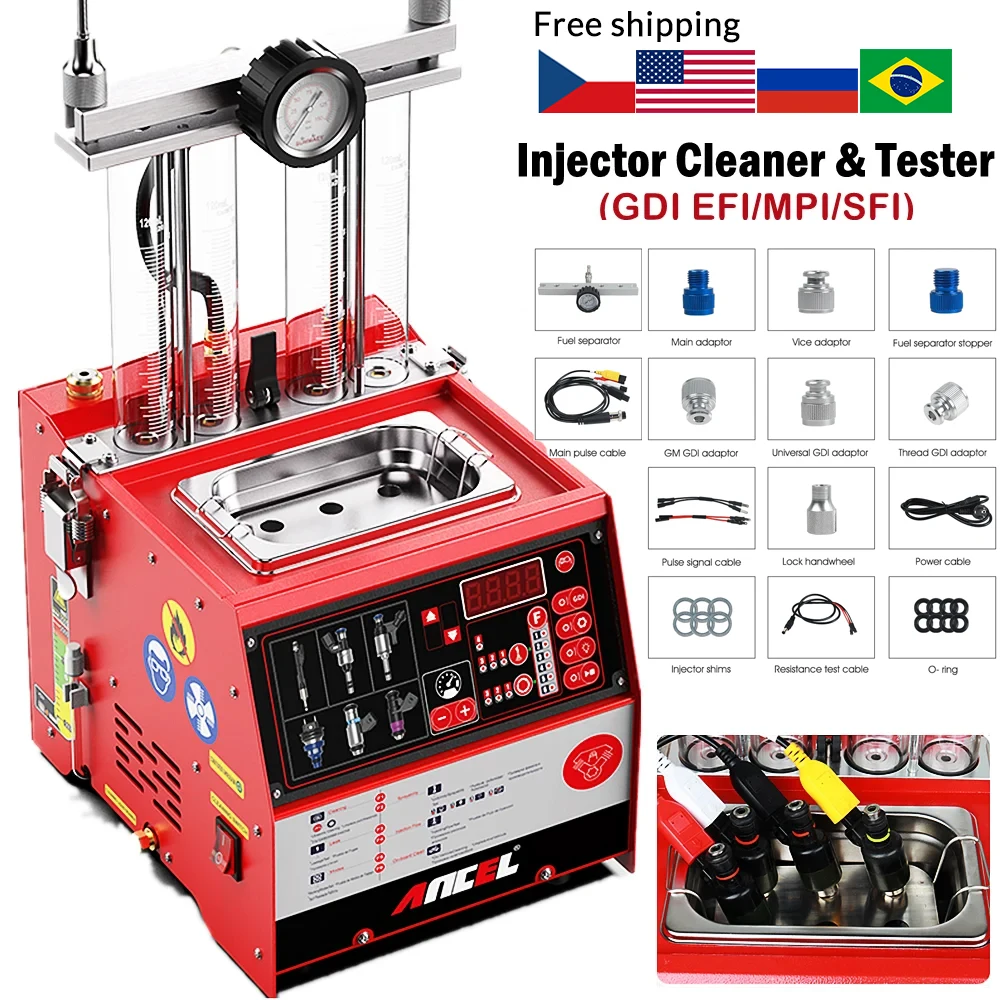 ANCEL-AJ400-GDI-4-Cylinders-Fuel-Injector-Cleaner-and-Tester-For-Car ...
