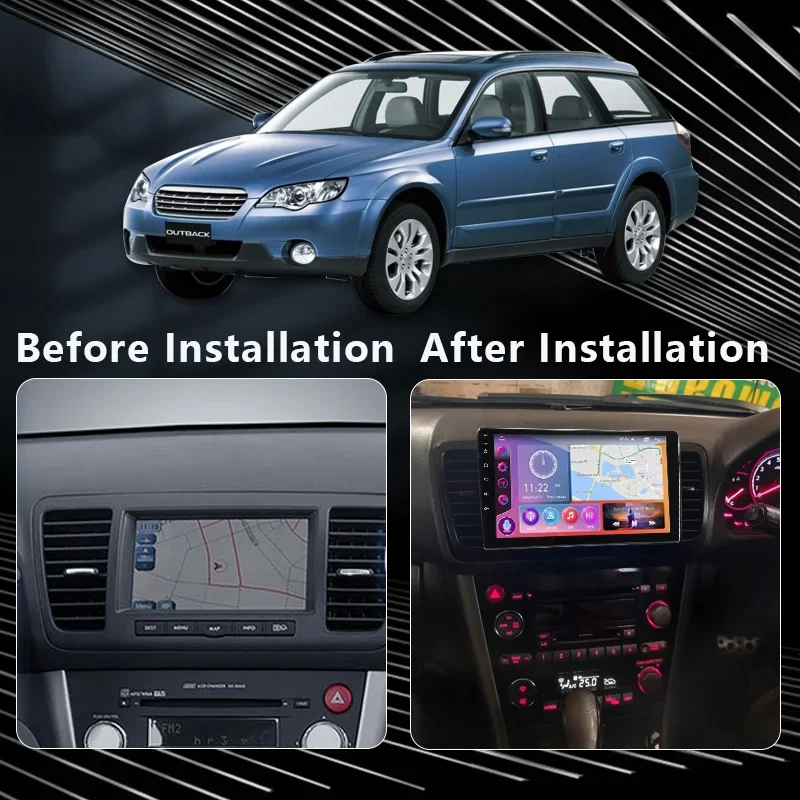 MAMSM Android 12 Car Radio For Subaru Outback 3 Legacy 4 2003 – 2014 ...