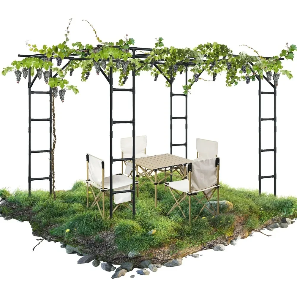 XMSJ-Garden-Arch-Treli-a-Grande-Grapevine-Treli-a-Decora-o-Pavilh-o-do ...