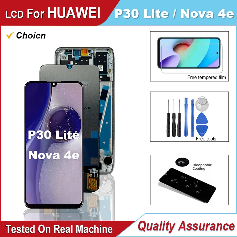 6.15" Display For Huawei P30 Lite LCD MAR-LX1M AL00 LX2 LX3A LCD Touch ...
