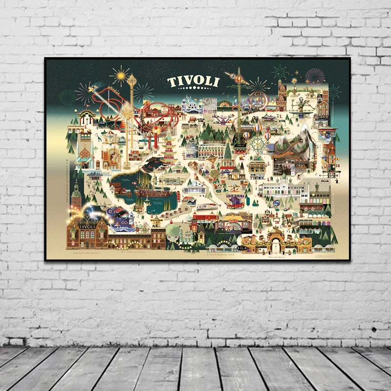 Tivoli Gardens Map