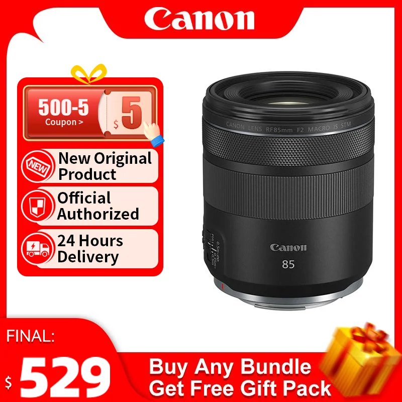 Canon RF 85 MM F2 Macro Large Aperture Macro Prime Full-frame ...