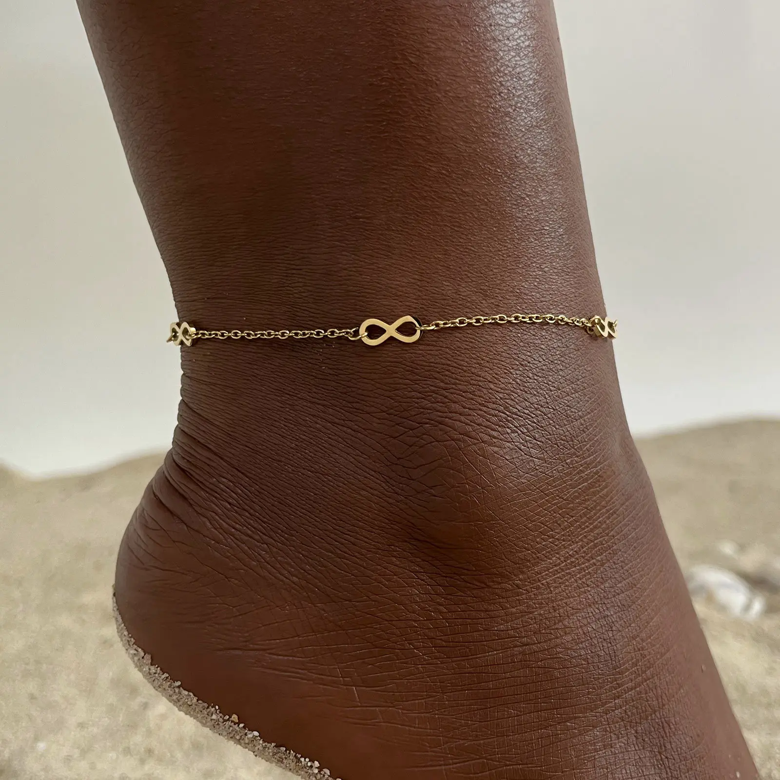18k gold anklet chain store