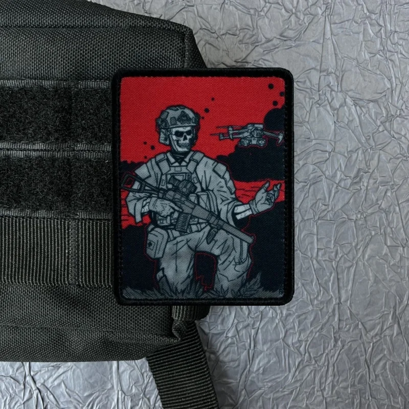 Attackers-Soldiers-and-Drones-Stickers-for-Clothes-Tactical-Military ...