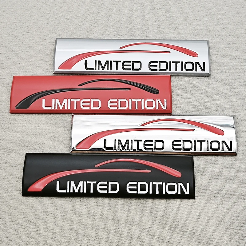3D Metal Alloy Car Sticker Logo Limited Edition Badge Emblem ...