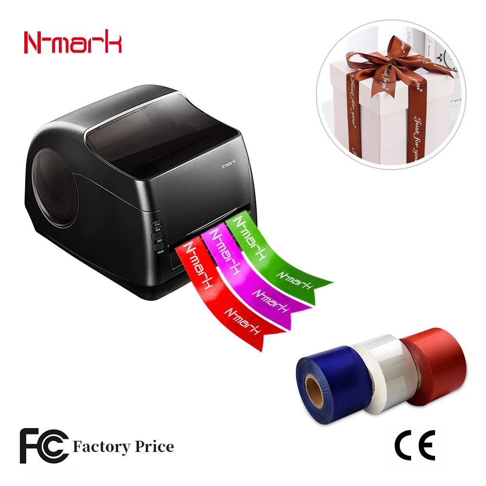 N-mark-Christmas-gift-packing-ribbon-printer-satin-ribbon-printing ...
