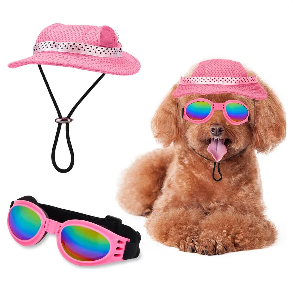 Summer-Dog-Hat-Sunglasses-Cooling-Dog-Cap-Pet-Puppy-Visor-Hats ...