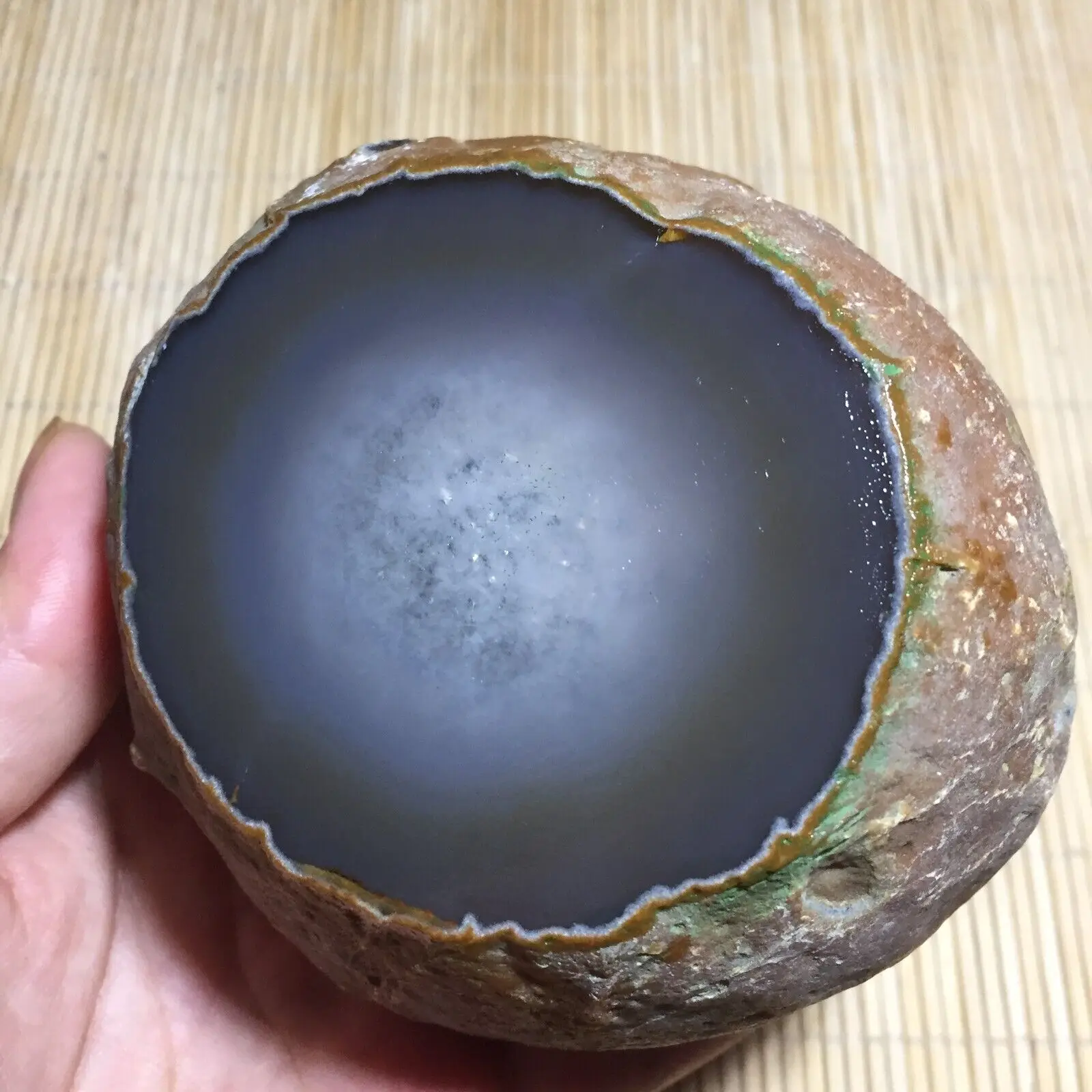 1pcNatural-Enhydro-Agate-With-Big-Moving-Water-Bubble-From-Madagascar ...