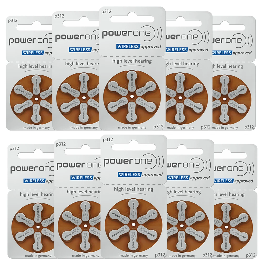 PowerOne-P312-60-PCS-Performance-Hearing-Aid-Batteries-1-45V-312-312P ...