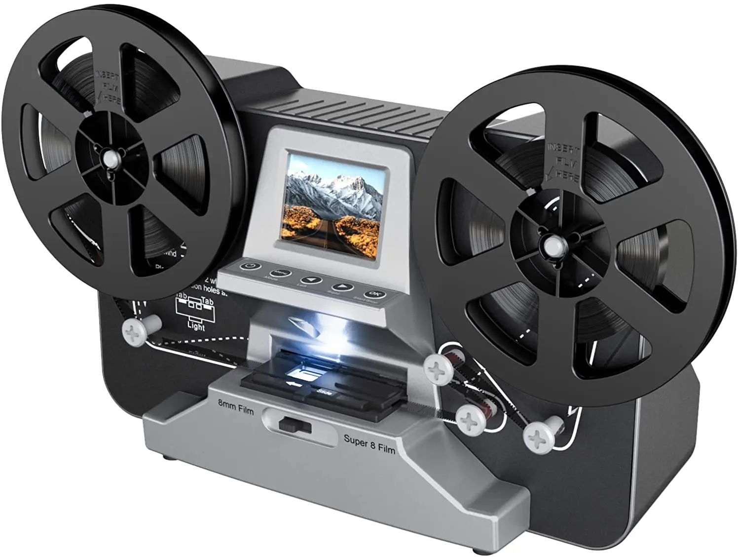 Film-Digitizer-Machine-with-2-4-LCD-Convert-3-inch-and-5-inch-Film ...