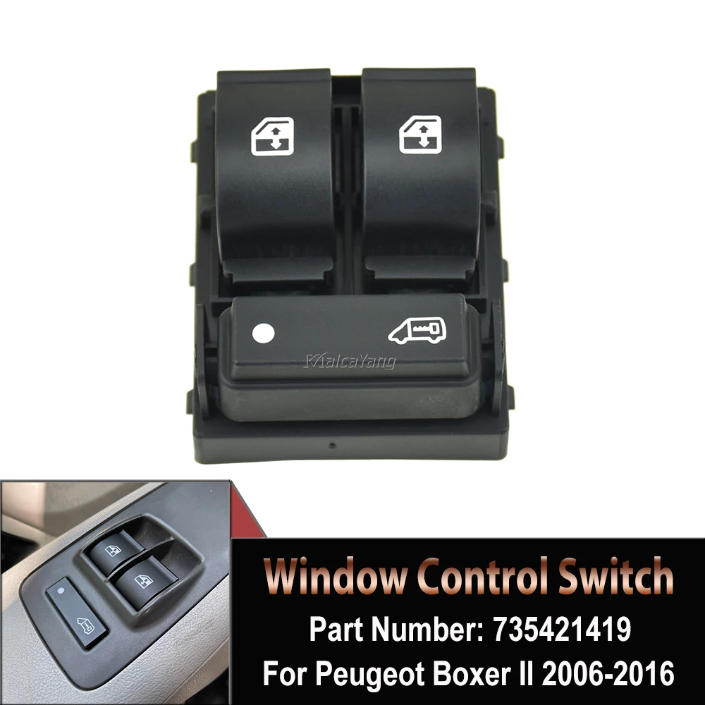 6490-X9-Electric-Window-Triple-Switch-Button-For-FIAT-Ducato-FOR ...