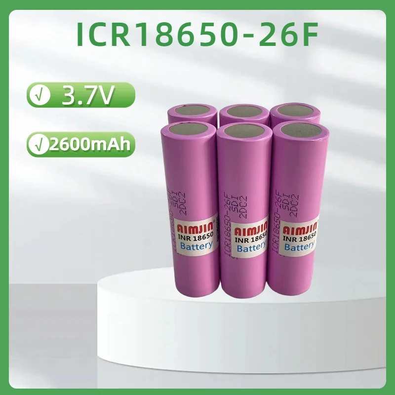 New-Original-3-7V-ICR18650-For-Samsung-18650-26F-Batteries-Rechargeable ...