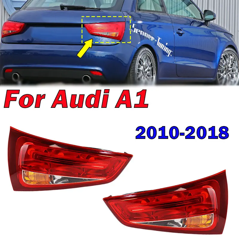 Car Accessories For Audi A1 2010-2018 Halogen Tail Light Warning Brake ...