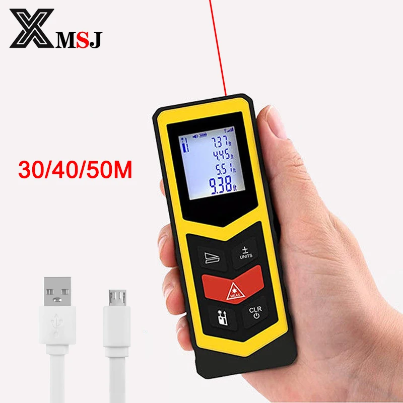 Mini-Digital-Laser-Rangefinder-30-40-50M-Rechargeable-Portable-Laser ...
