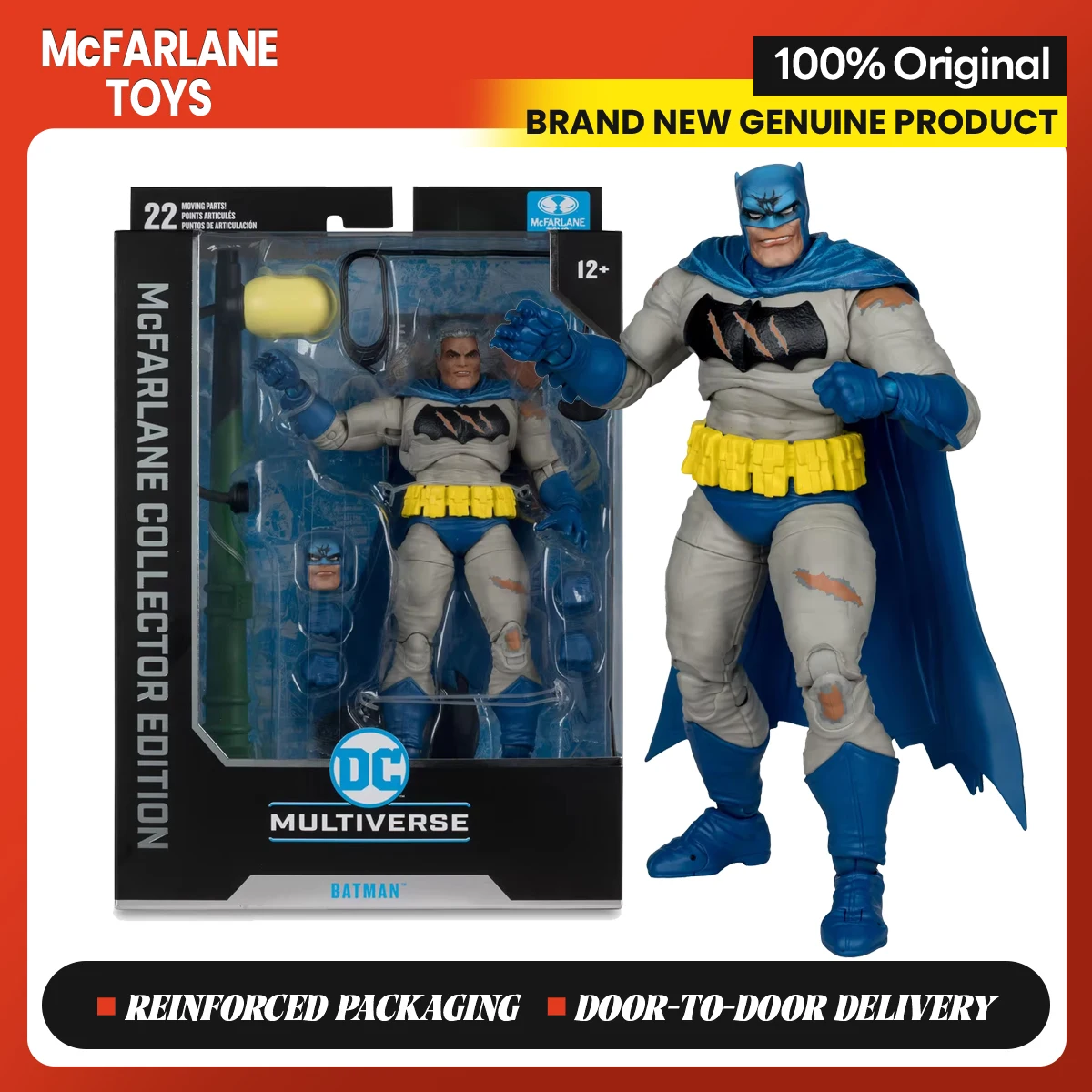 McFarlane-DC-El-Caballero-Oscuro-regresa-Batman-Battle-Damage-Blue ...