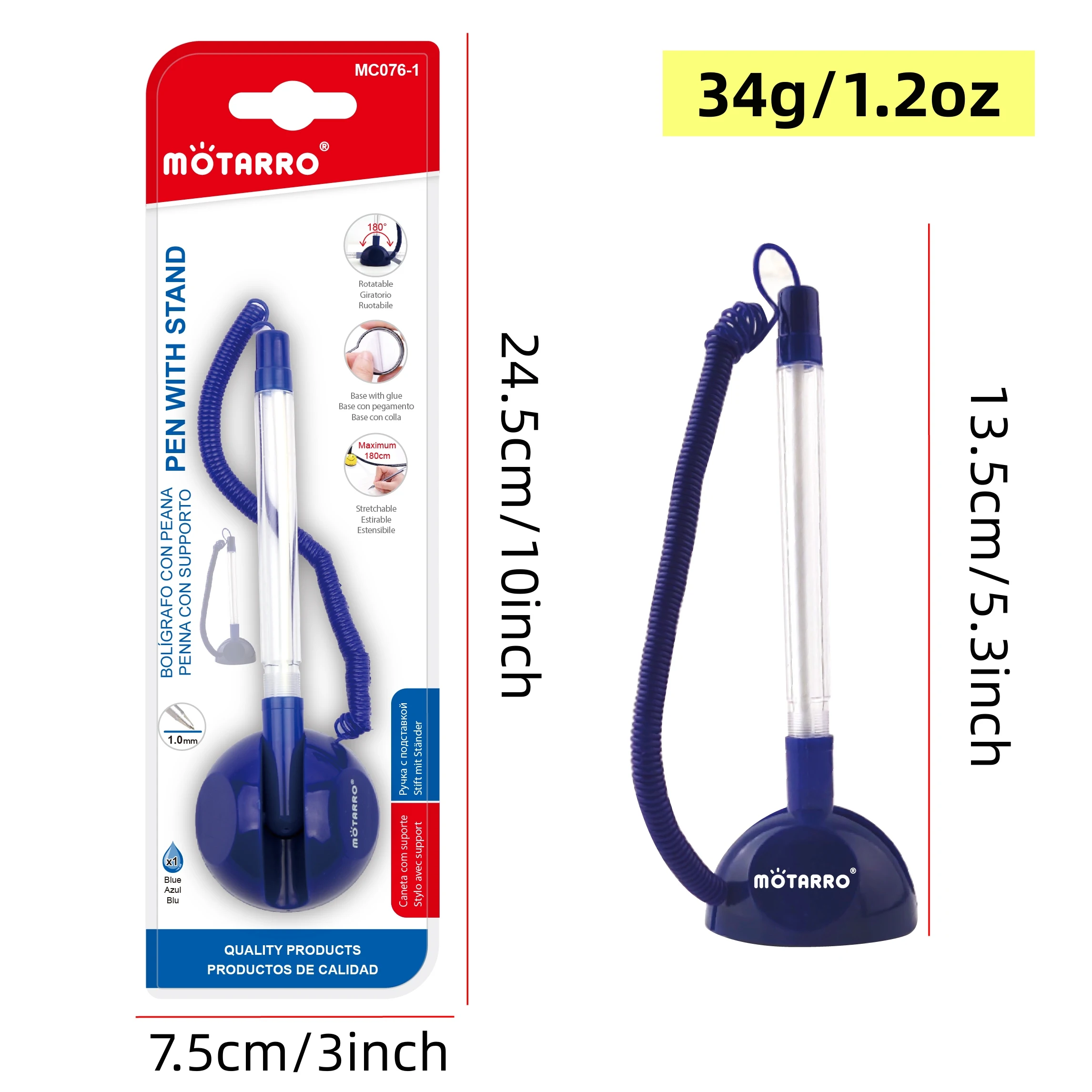 Counter Pens Blue Ink