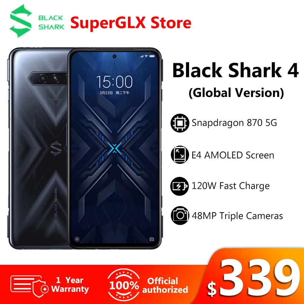 Black Shark teléfono móvil 4 5G versión Global, Smartphone para ...