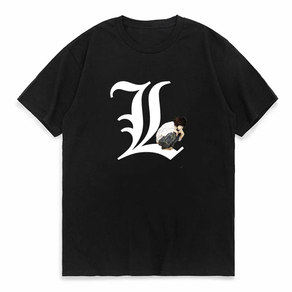 Minimalist Death Note Shirt with Ryuk Drip Design