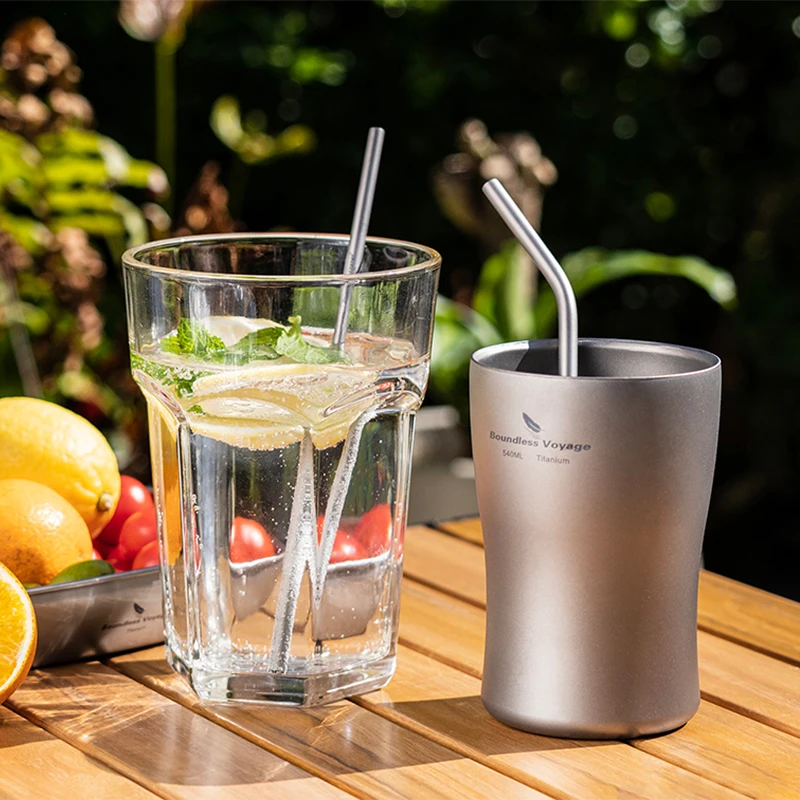 Boundless-Voyage-Titanium-Tableware-Straw-Reusable-Ultralight-Outdoor ...