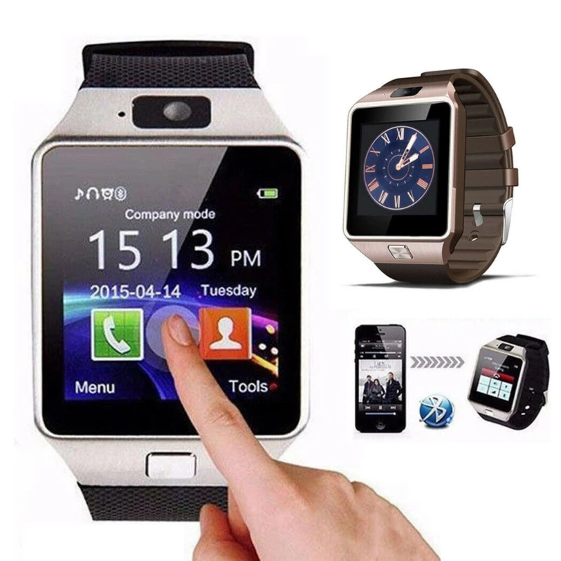 Digital Touch Screen Smart Watch DZ09 Q18 Bracelet Camera Bluetooth ...