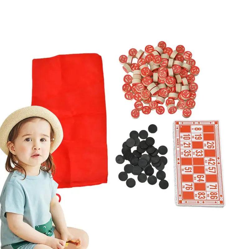 Family-Board-Game-Wooden-Kids-Bingo-Game-For-Party-Russian-Toys ...