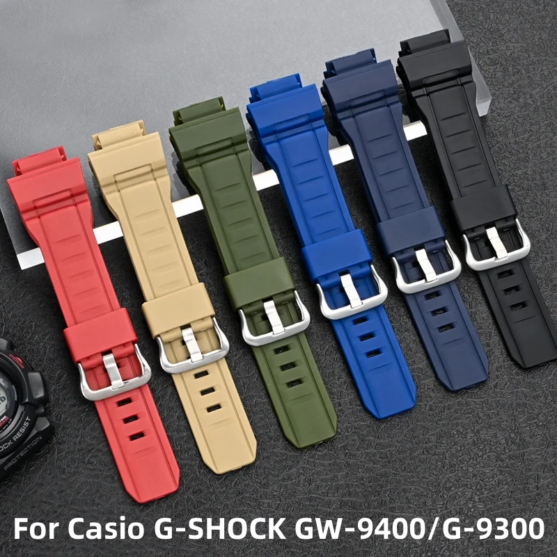 For CASIO G-SHOCK GW-9400/G-9300 Resin TPU watch strap Specialized ...
