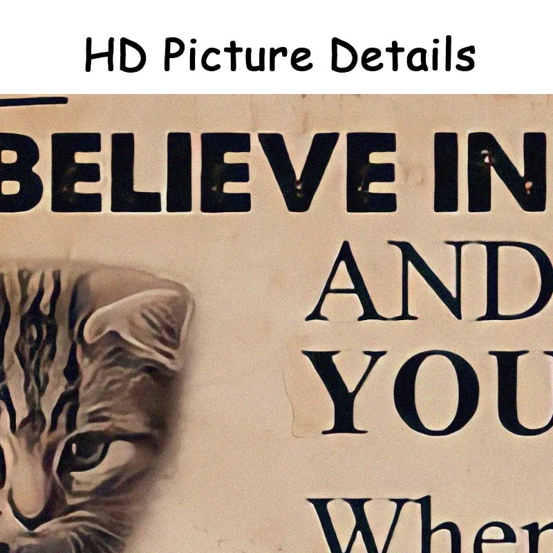 Lego Movie Believe Cat Poster