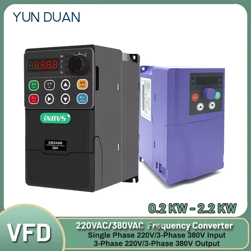 Mini-Inverter-750W-Embedded-VFD-200W-1-5KW-2-2KW-Frequency-Changer-1PH ...