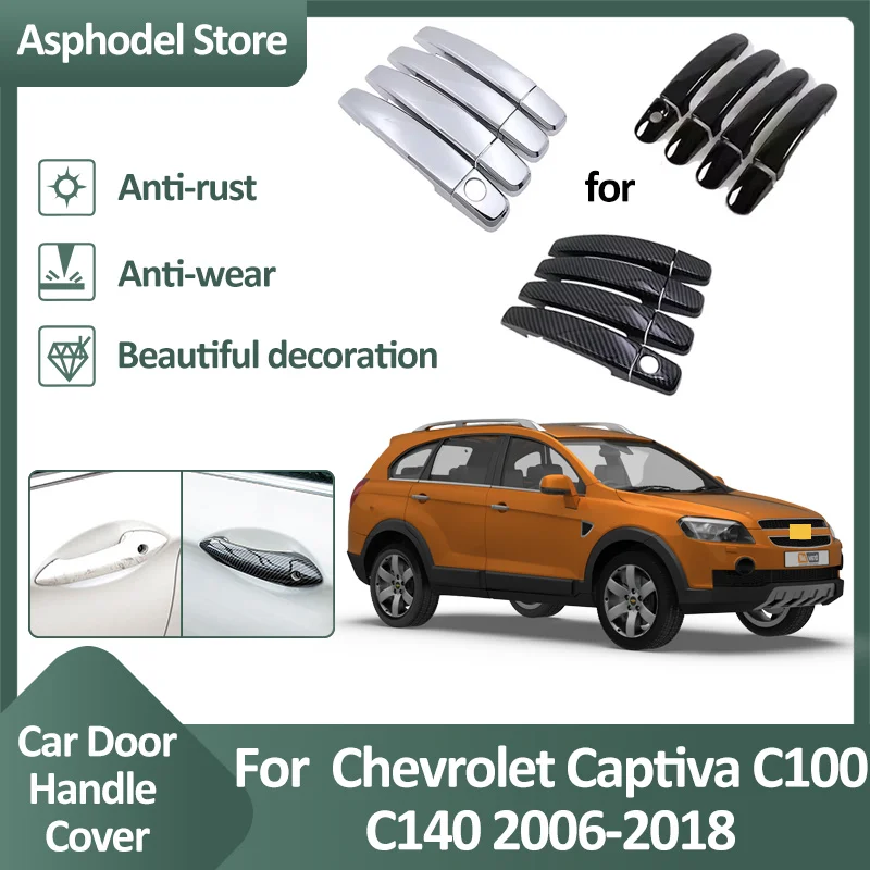 Car Door Handle Trim Cover For Holden Chevrolet Captiva C100 C140 2006 ...