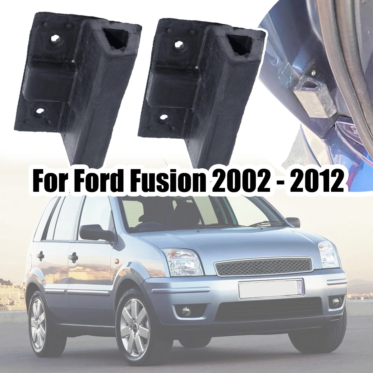 2Pc Rear Boot Tailgate Bumper Stopper For Ford Fusion 2002 - 2012 Trunk ...