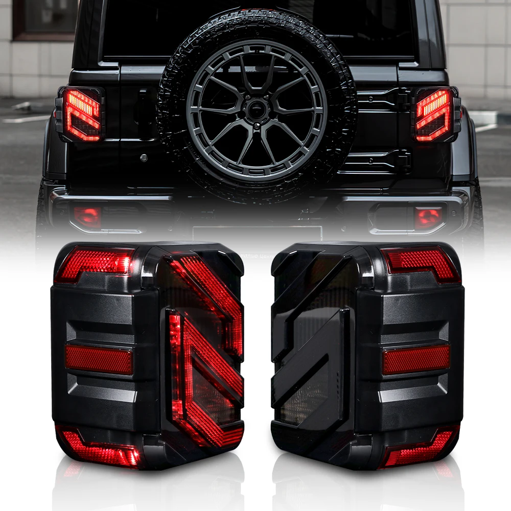 LED-Tail-Lights-for-Jeep-Wrangler-JL-JLU-2018-Daytime-Running-Light-Car ...
