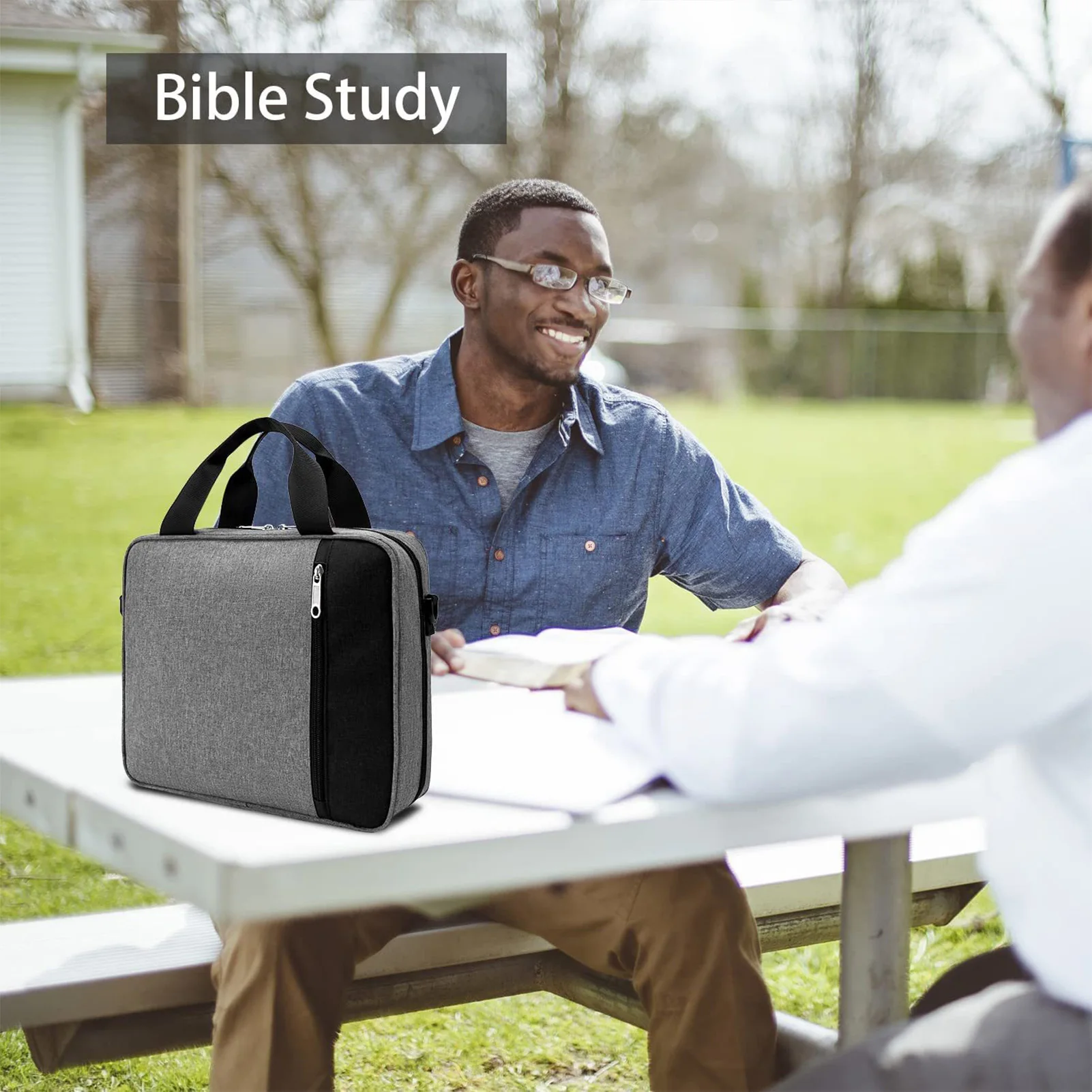 Bible Cover, Carrying Book Case Church Bag Bible Protective With Handle ...