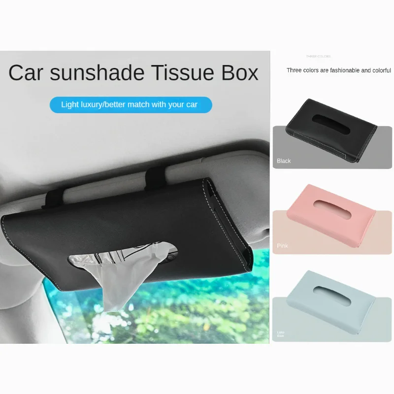 Hot-Tissue-Box-Accesorios-Para-Veh-culos-Car-Sun-Visor-Tissue-Box-Auto ...