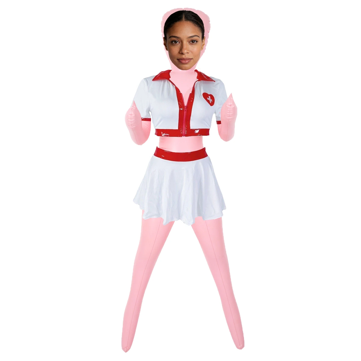 150cm Inflatable Female Doll Model Dress up DIY Face Dolls Bachelor ...