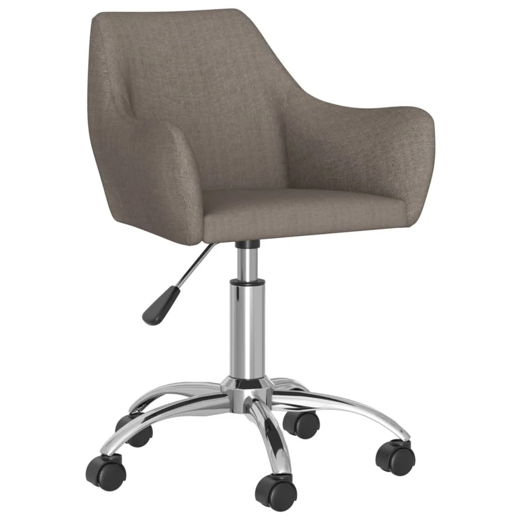 Pivoting-office-chair-Taupe-fabric-office-chair-gaming-chair-office ...