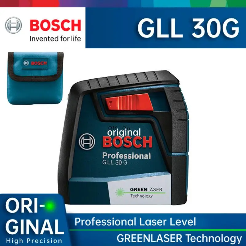 Bosch-GLL30G-Laser-Level-Horizon-Vertical-Measure-40FT-Aligner-Standard ...