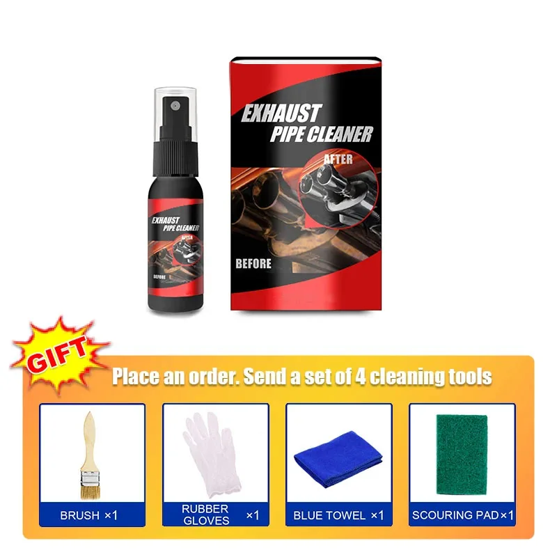 30ml-Car-Exhaust-Pipe-Cleaner-Kit-Multi-Purpose-Metal-Pipe-Derusting ...