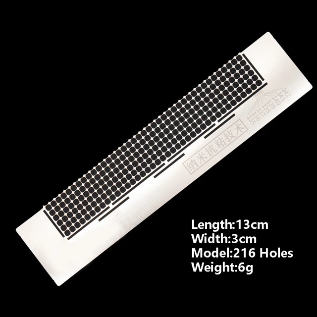 1PC 216 400 699 800 Holes Stainless Steel Diamond Painting Ruler Mesh ...
