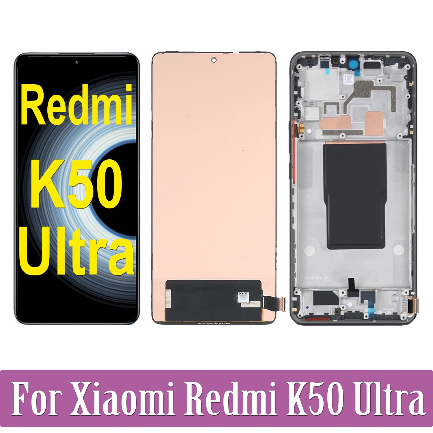 Pantalla LCD Original de 6,67 pulgadas para Xiaomi Redmi K50 Ultra K50Ultra 22081212C, montaje ...