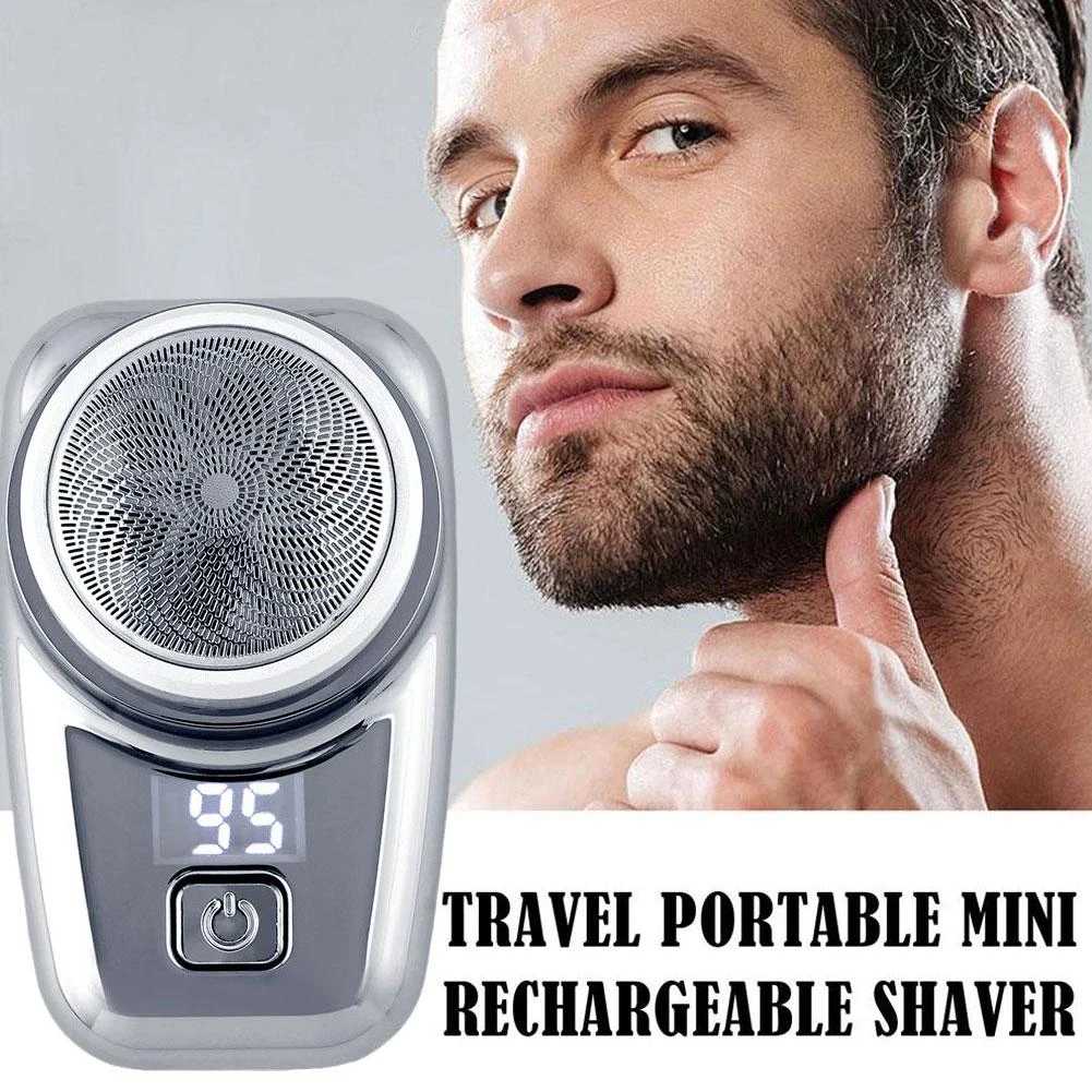 Mini Shave Portable Electric Shaver for Men USB Rechargeable Electric ...
