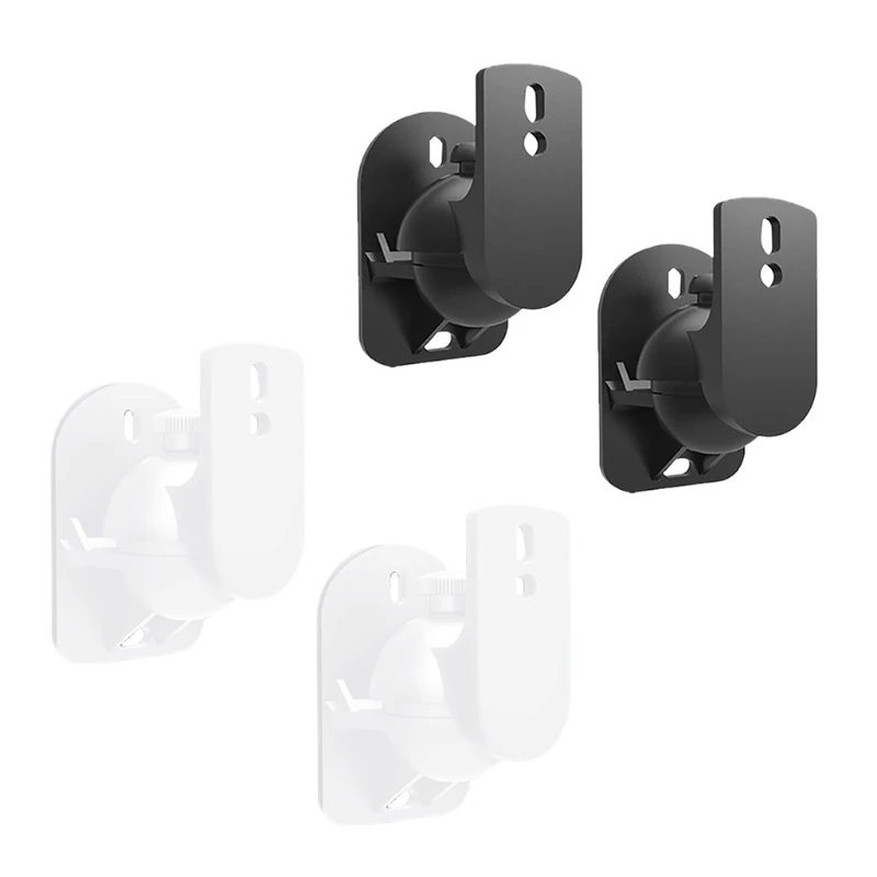 Universal-Surround-Small-Satellite-Ceiling-Speaker-Brackets-1Set-Black-Soundbar-Wall-mounting ...
