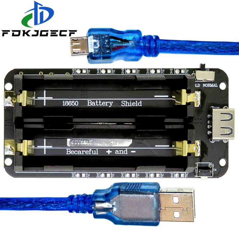 Two-Voltage-18650-Lithium-Battery-Shield-V8-Mobile-Power-Expansion ...