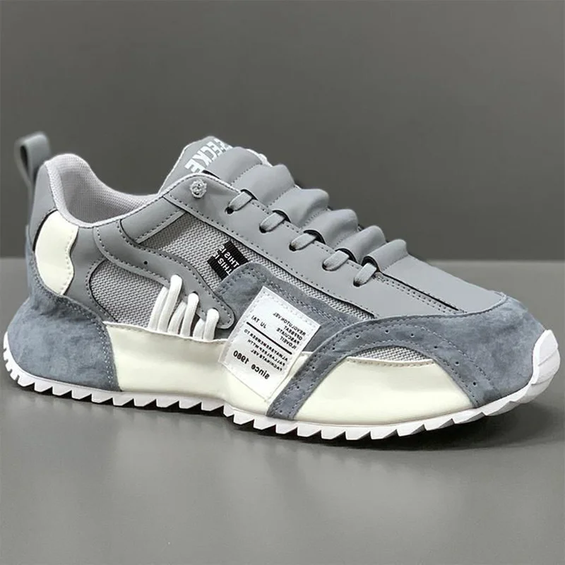 Luxury-Men-Sneakers-Summer-Mesh-Moccasins-Lace-up-Leather-Sports-Four ...