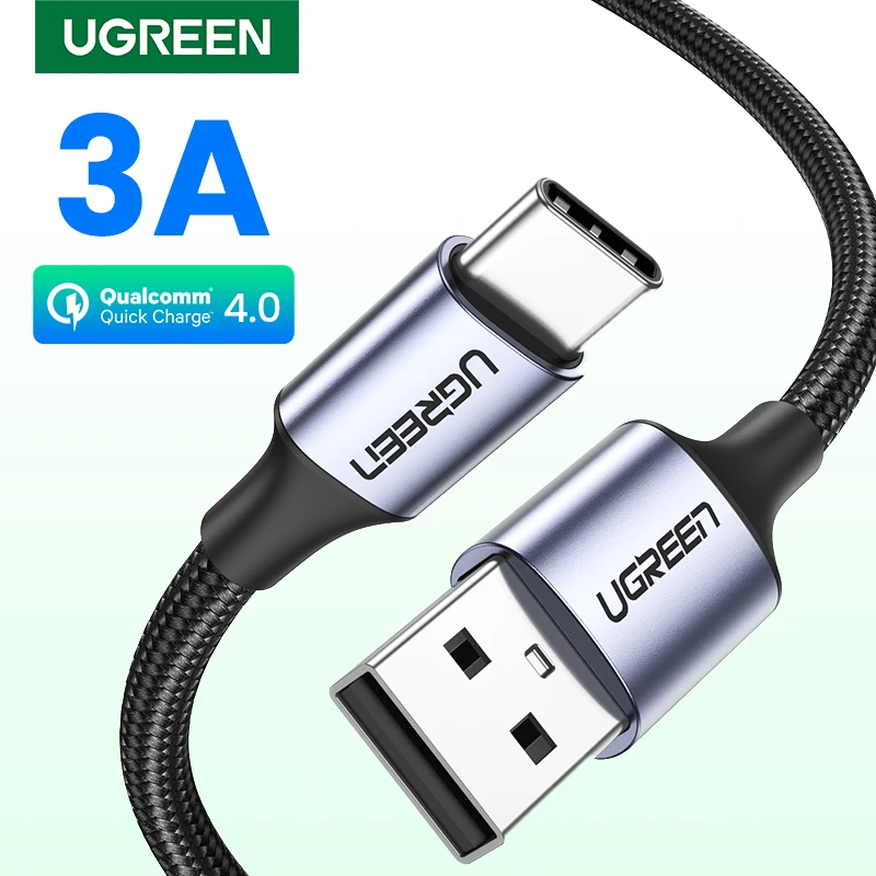 UGREEN Cable USB tipo C de carga rápida 3A para Samsung S20, S21, Xiaomi POCO, Cable USB C ...