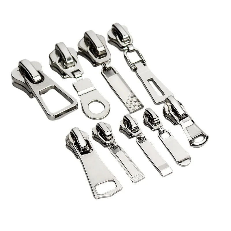 3-5-7-8-Zipper-Pulls-Gunmetal-Metal-Zipper-Pull-10pcs-Bulk-Zipper-Head ...