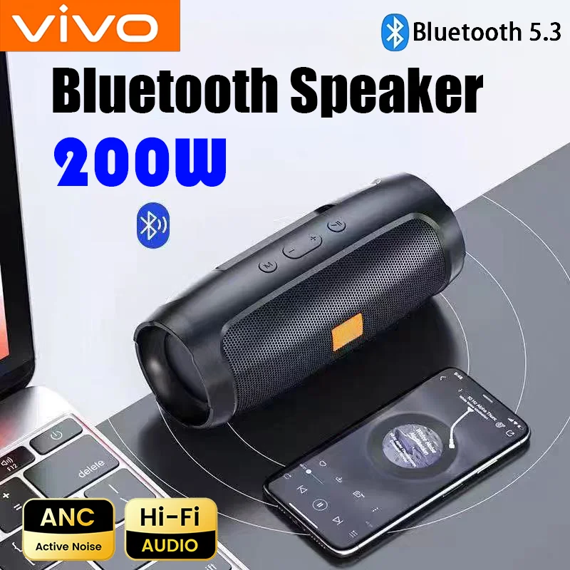 2025NEW VIVO Portable Bluetooth Speaker Wireless High Fidelity Surround ...