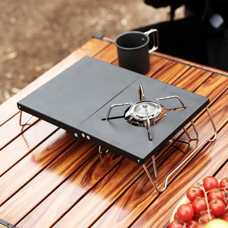 Portable Outdoor Folding Camping Table, Stainless Aluminum Table, Heat ...