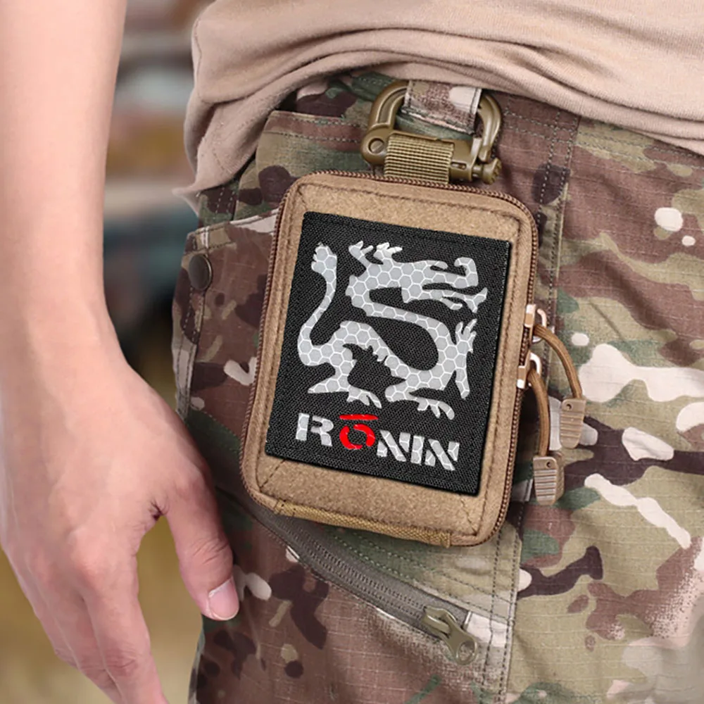 Ronin Dragon Ir Reflective Hook And Loop Patches For Clothing Dragon ...
