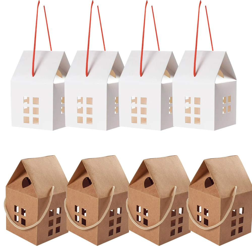 5Pcs-Christmas-House-Shape-Candy-Boxes-Gift-Wrapping-Box-for-Xmas-Party ...