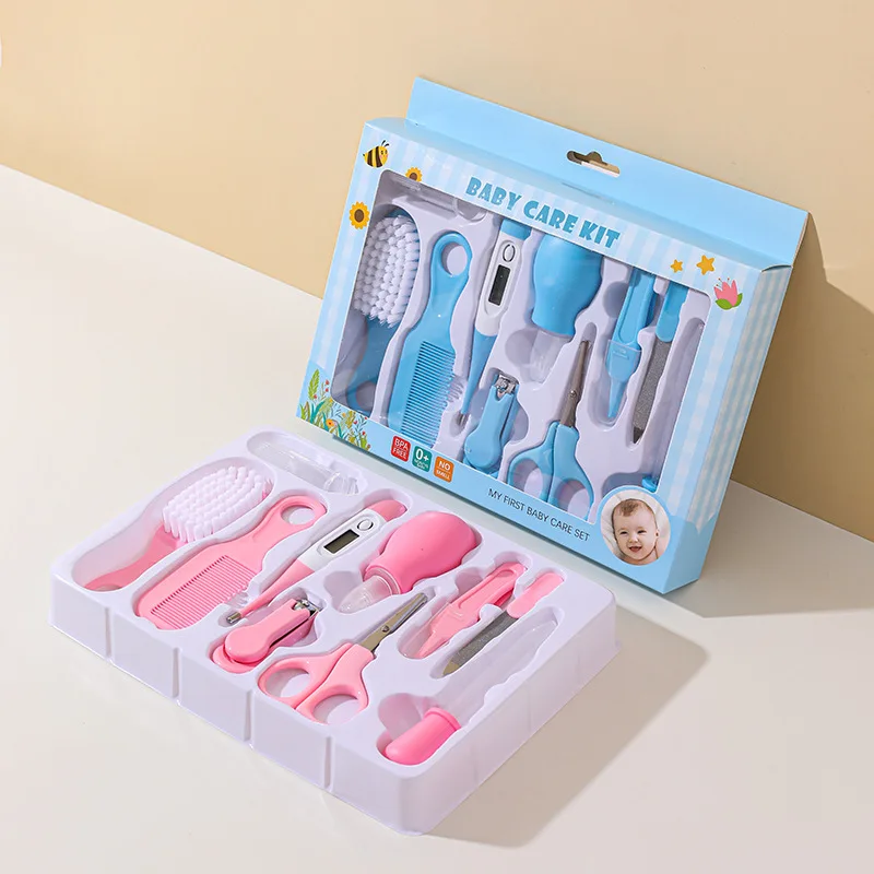 10PCS Baby Nail Trimmer Care Set Kid Hair Health Care Thermometer ...